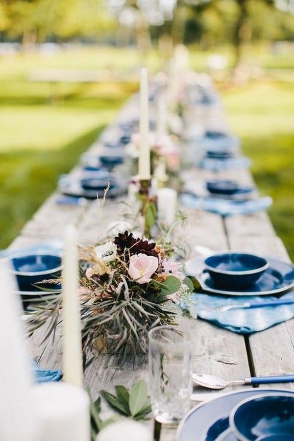 22 Chic Indigo Blue Wedding Color Ideas 2024