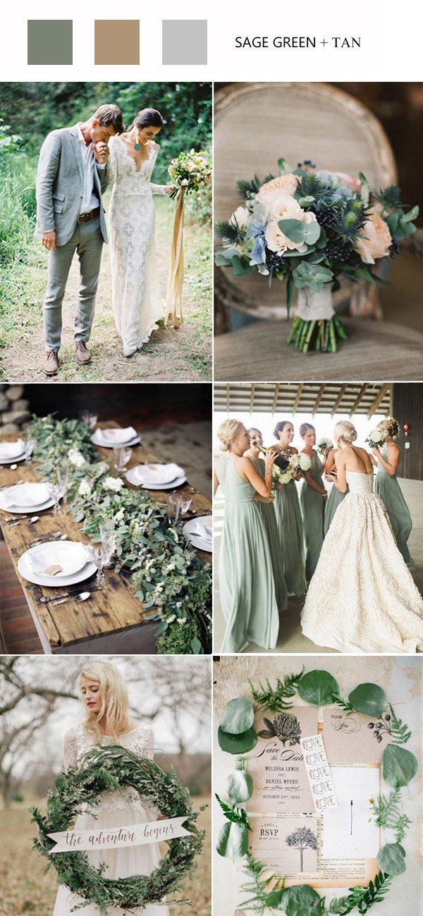 Top 28 Green Wedding Color Palettes You’ll Love for 2024