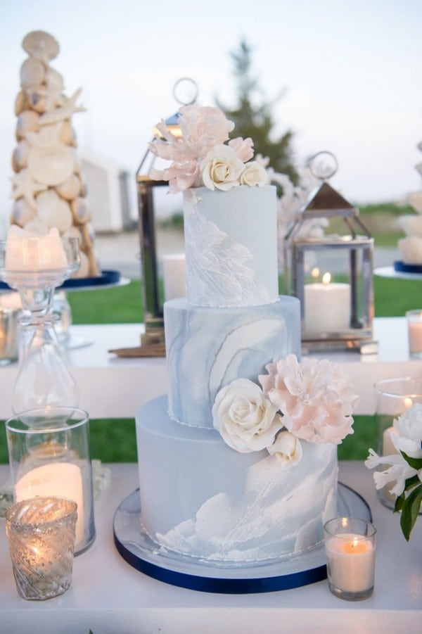 ️ 20 Dusty Blue Wedding Cake Ideas 2024 | Colors for Wedding