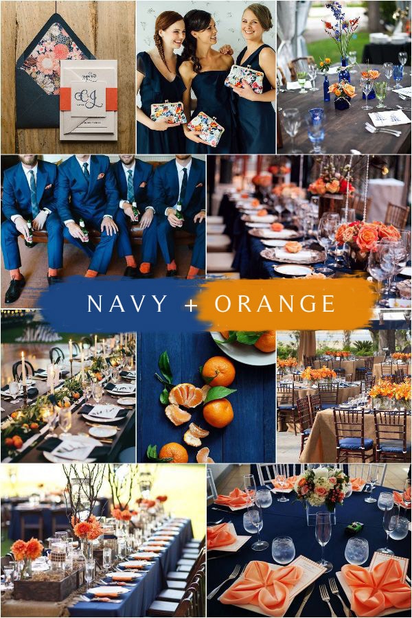 Top 20 Navy Blue Wedding Color Combo Ideas 2024