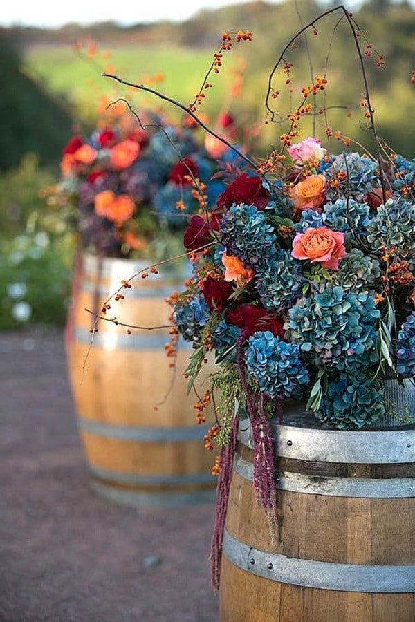 20 Dark Teal and Rust Orange Wedding Color Ideas for Fall