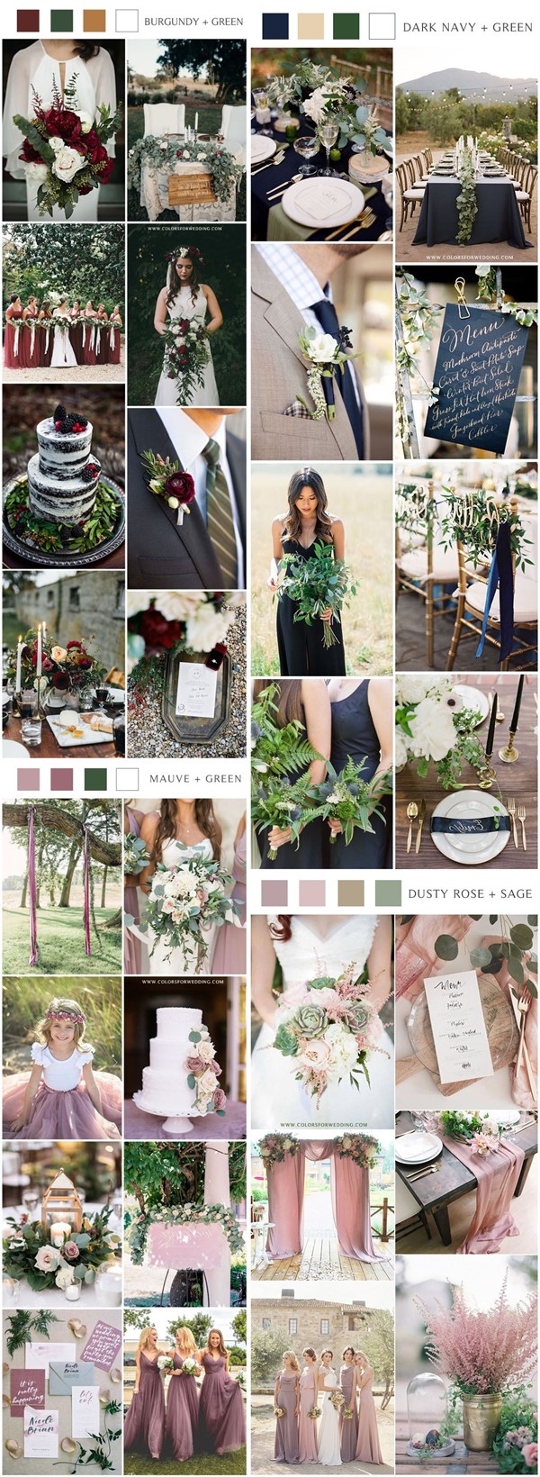 Top 8 Green Wedding Color Scheme Ideas 2024 | CFC