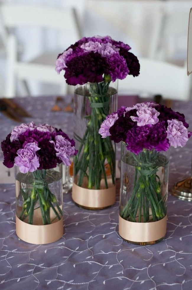 25+ Deep Purple Plum Wedding Color Ideas 2024