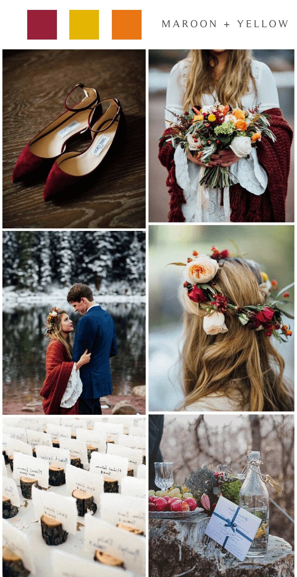 ️ Top 5 Maroon Wedding Colors 2024 | Colors for Wedding