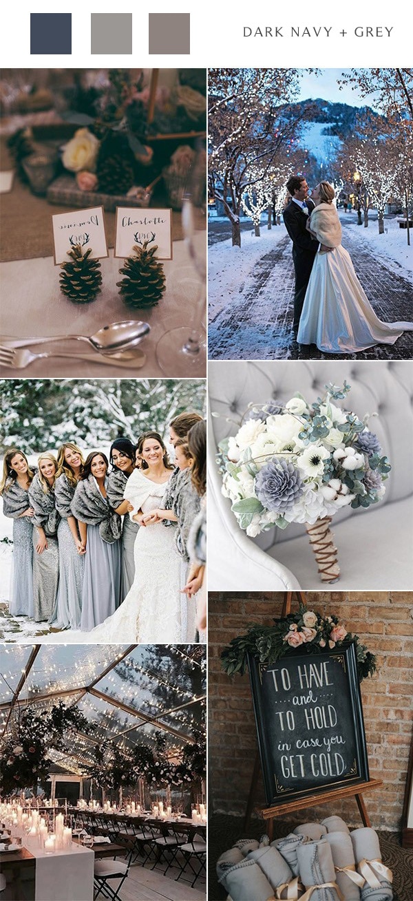 TOP 10 Winter Wedding Color Palettes FOR 2024 | CFC