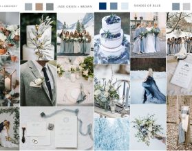 Top 8 Winter January Wedding Colors for 2025