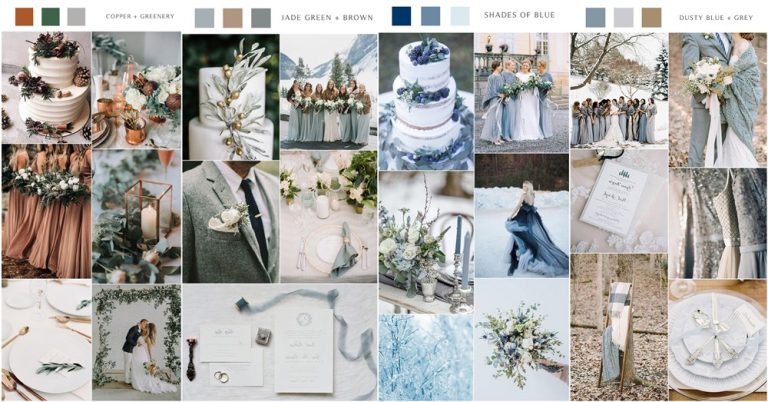 TOP 10 Winter Wedding Color Palettes FOR 2025 | CFC