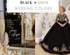 10 Black And Rose Gold Wedding Colors & Ideas 2024
