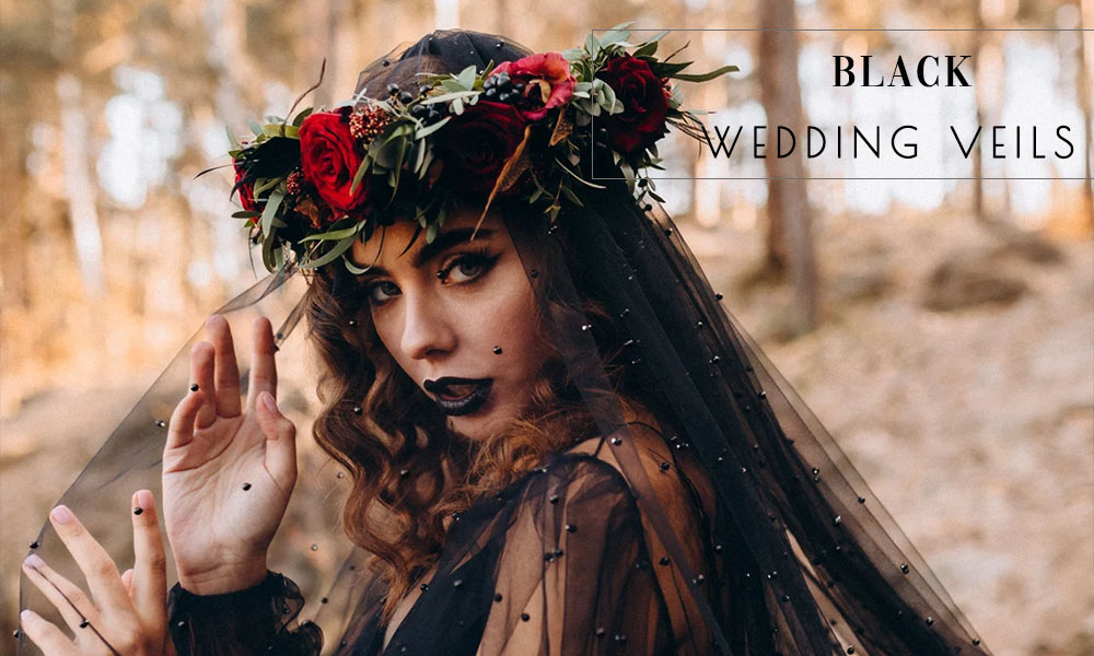 15 Gorgeous Black Wedding Veil Ideas for 2024 | CFC