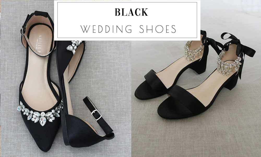 25 Black Wedding Shoes for Women and Men 2024