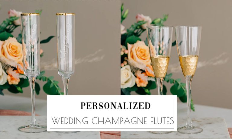 20 Unique Personalized Wedding Champagne Flutes 2024 🥂