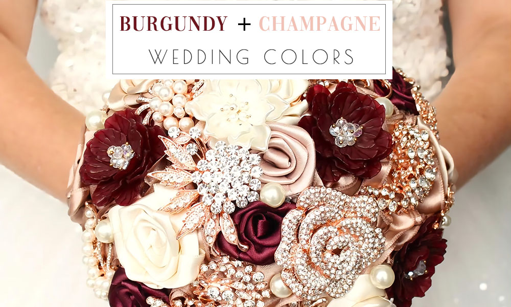20 Burgundy and Champagne Wedding Colors & Ideas 2023