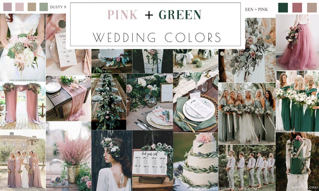 💗 + 💚 20 Pink and Green Wedding Color & Theme Ideas 2024